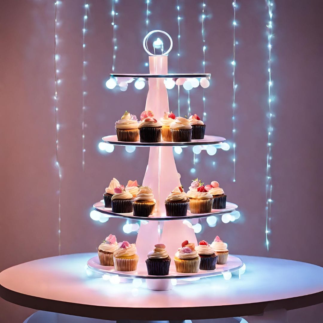 8 Creative Cupcake Stand Designs Ideas used in events