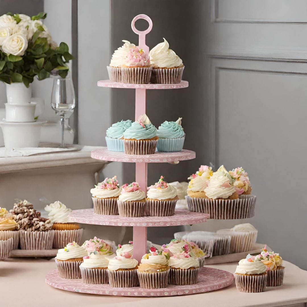 8 Creative Cupcake Stand Designs Ideas used in events