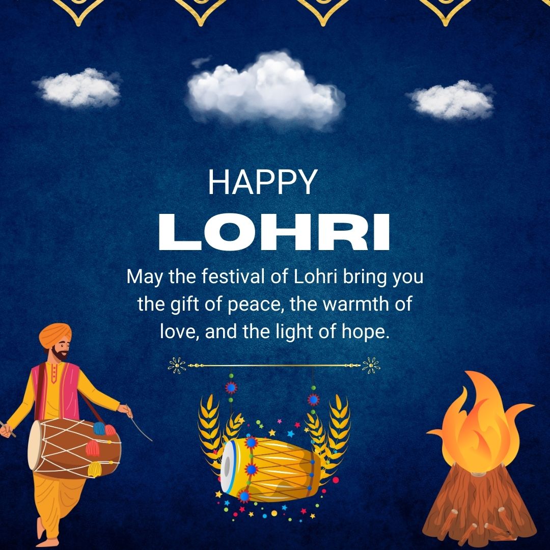20+ Happy Lohri Quotes in English, Hindi and Punjabi for Instagram 2025